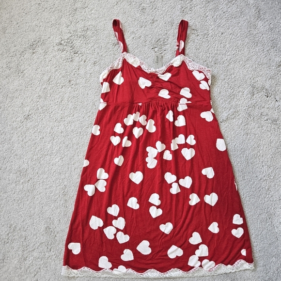 Soma | Intimates & Sleepwear | Nwt Soma Cool Nights Big Hearts Chemise ...